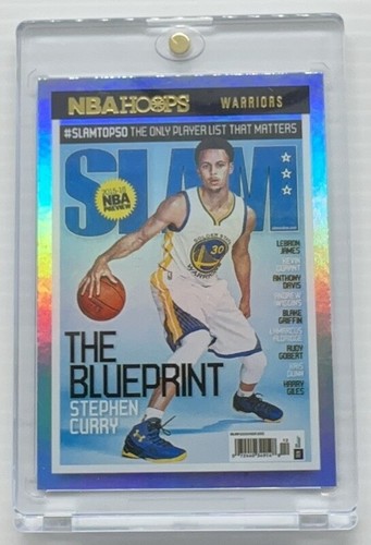 2021-22 Panini NBA Hoops Stephen Curry SLAM Magazine Covers Holo #193 ...