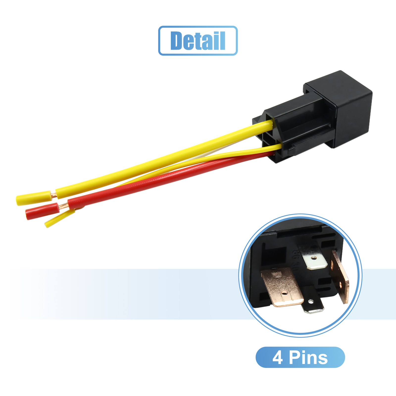 JD-1912 4 Pin DC 12V 80A Motor Sicherung Relais Schalter Leistung mit ...