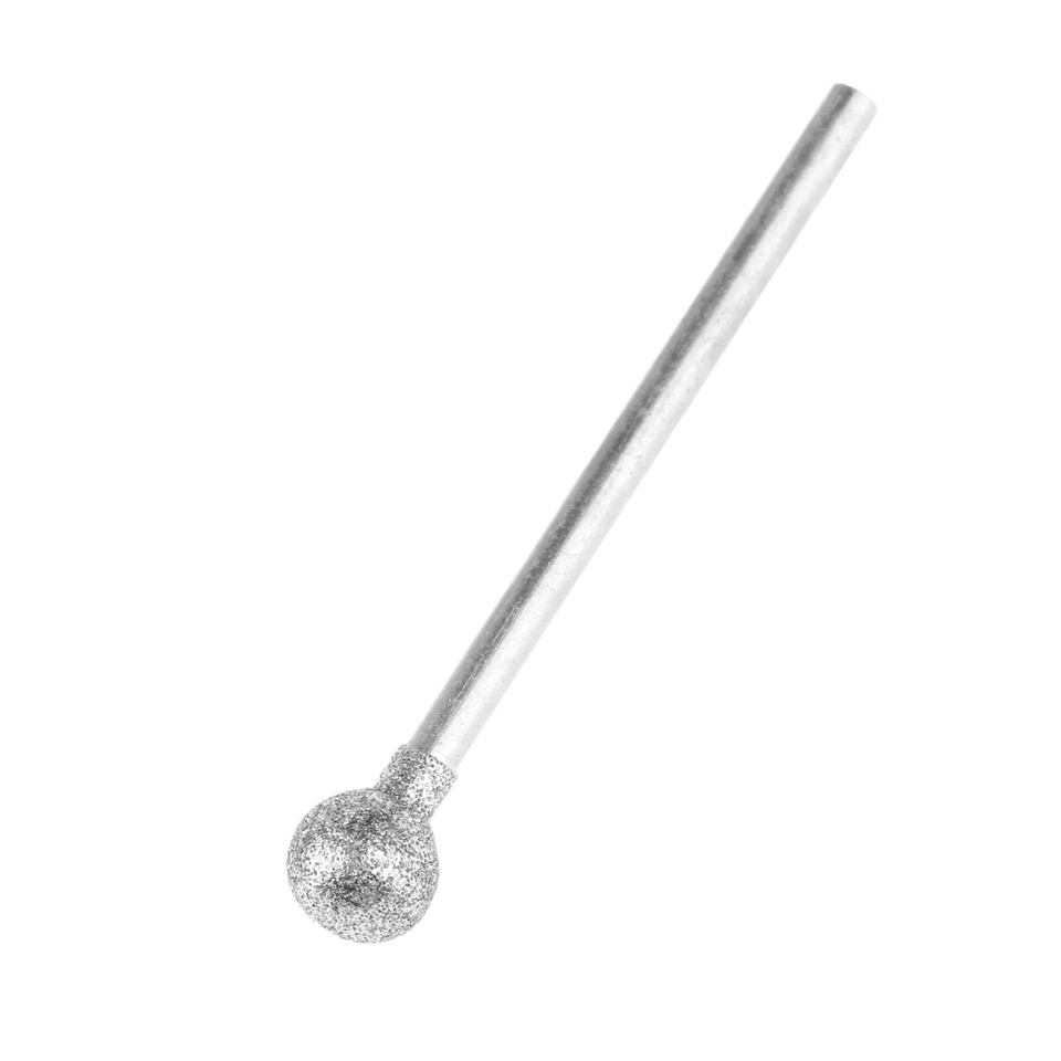 6Pcs F needle Round Ball Spherical Head Mounted Points Grinding Bit Kit ...
