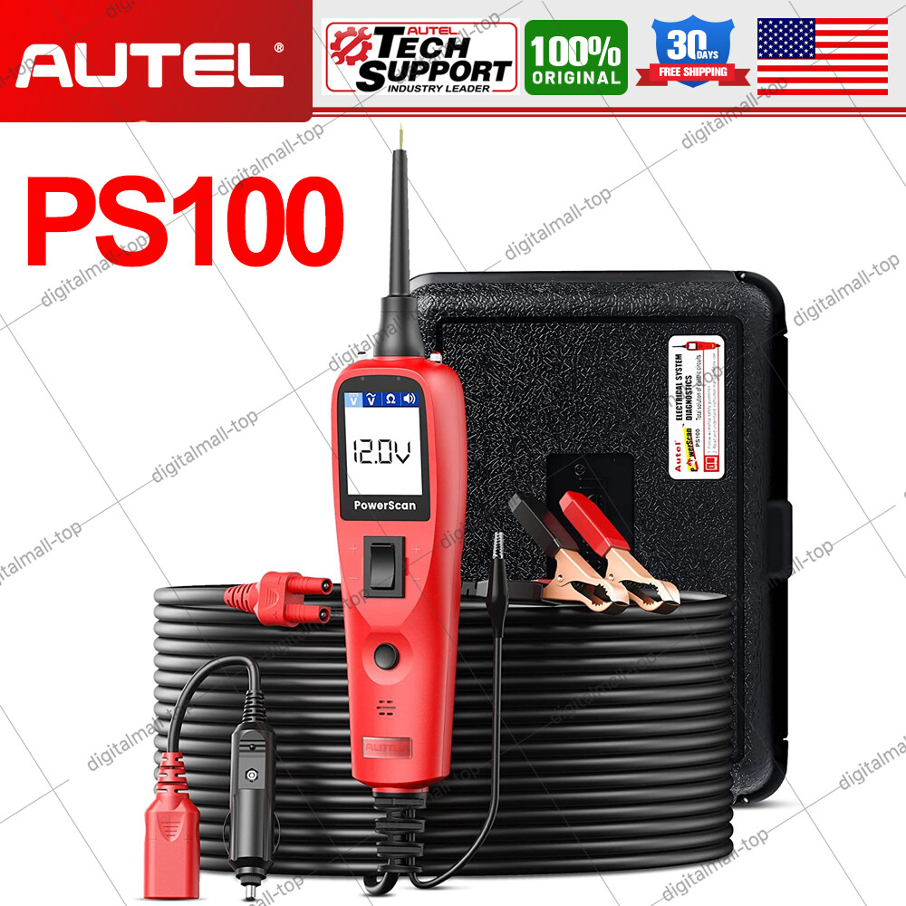 Autel PowerScan PS100 Electrical System Scanner 12V 24V Car Auto ...