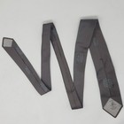 Bronzini Barbette Tie Satin 100% Silk Grey Pin Strip Medallion 2-1/2x54 ...