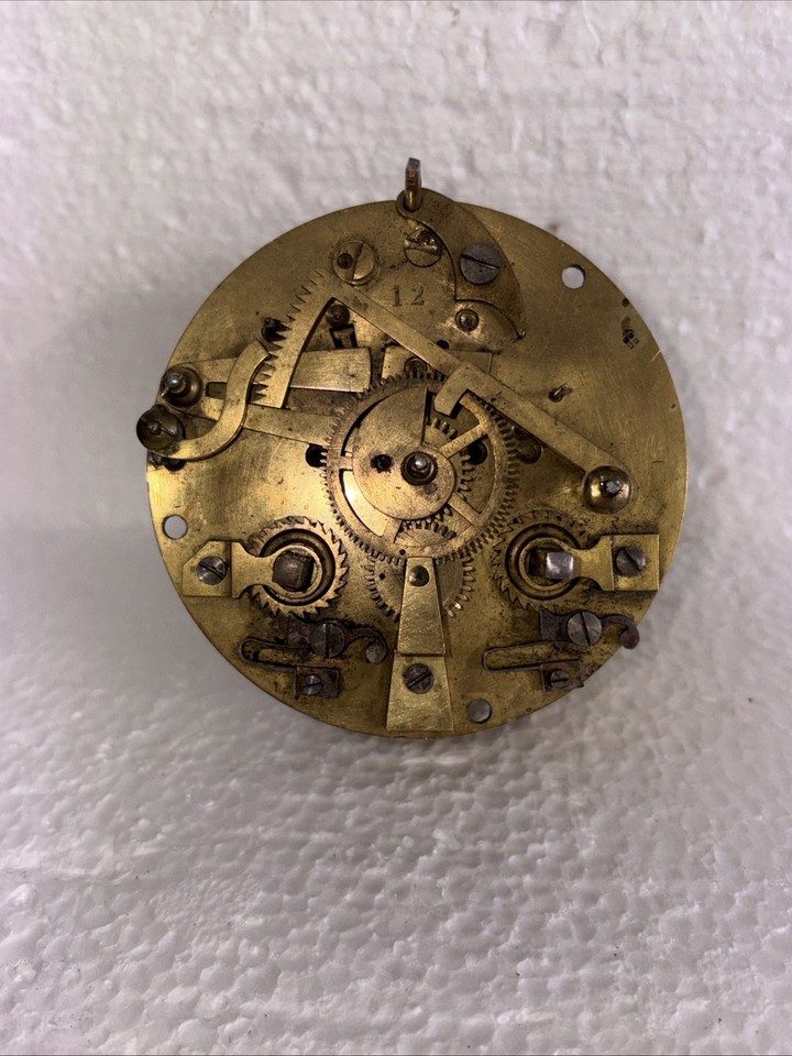 Antique L. Marti French Clock Movement - ca.1900- To Restore- H#17 | eBay