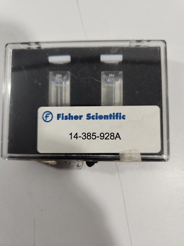 TWO FISHER SCIENTIFIC 14-385-928A SPECTROPHOTOMETER SUPRASIL QUARTZ ...