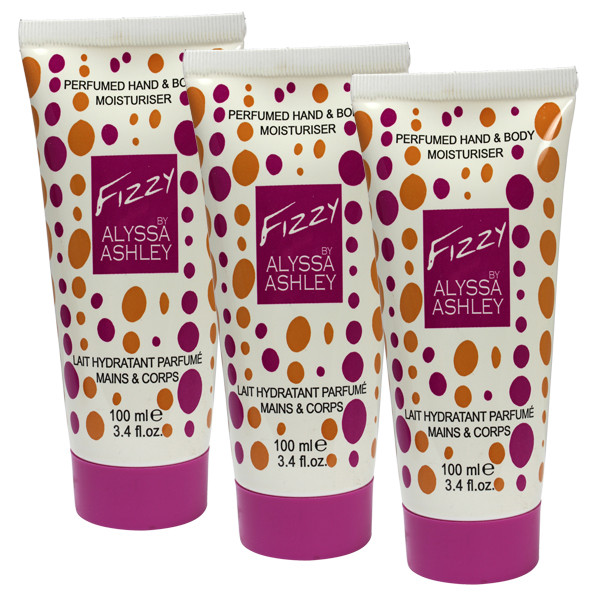 Fizzy by Alyssa Ashley for Women Combo Pack: Hand & Body Lotion (3 x 3 ...