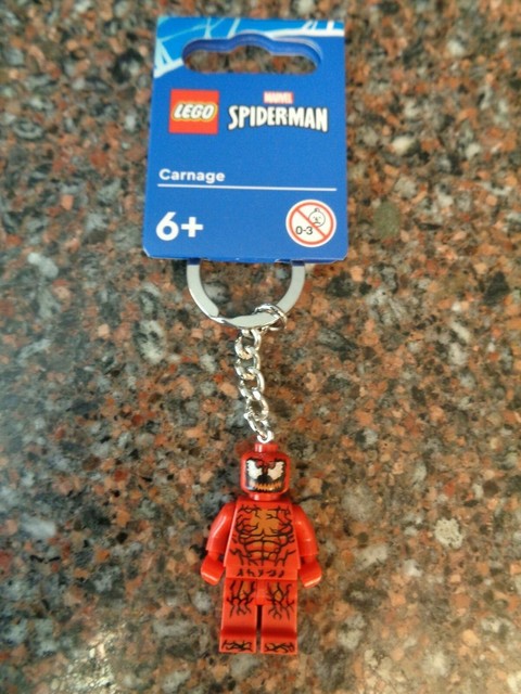 LEGO Spider Man Carnage Minifig Keychain Keyring LEGO for sale online ...