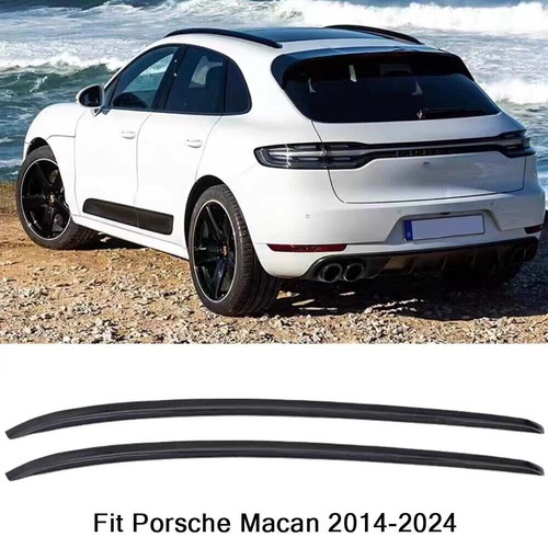Black Roof Rack fits for Porsche Macan 2014-2024 Aluminum Glossy Cargo ...