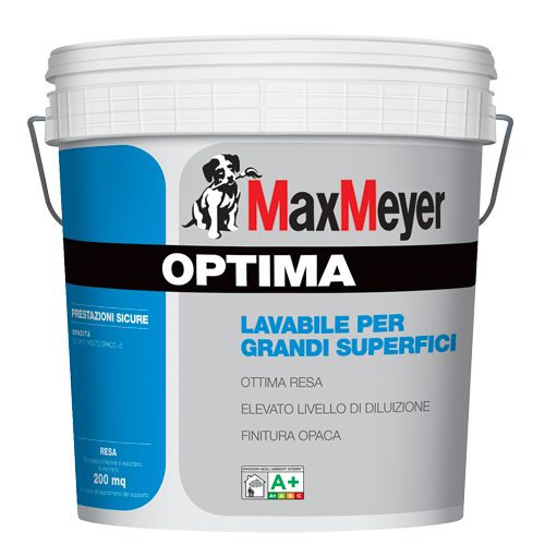 MaxMeyer OPTIMA A+ Pittura Murale per Interno Lavabile 14 LT Bianco ...