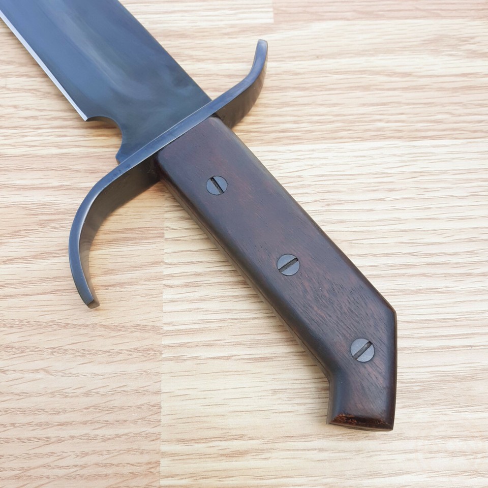Cold Steel 1917 Frontier Fixed Knife 12.25" 1085 Steel Blade Brown Wood ...