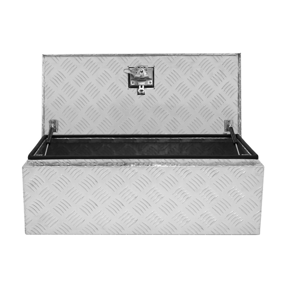 Lockable Tool Box Aluminium Chest Trailer Truck Locker Storage Small ...