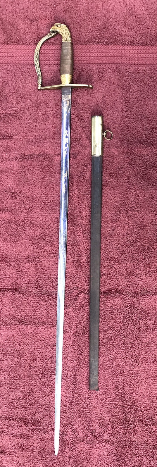 Excellent FW Widmann Type VI Eagle Pommel Sword & Scabbard ca.1840 | eBay