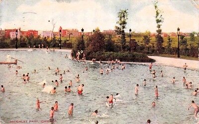 Chicago IL Illinois McKinley Park Pool Geneseo Helen Anderson Vtg ...