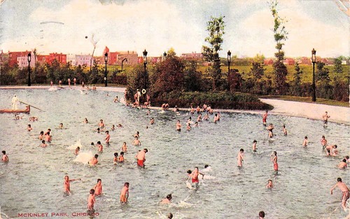 Chicago IL Illinois McKinley Park Pool Geneseo Helen Anderson Vtg ...