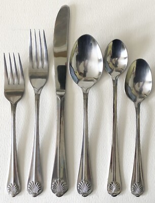 Farberware Stainless Flatware Silverware JUBILEE Fork Knife Spoon ...