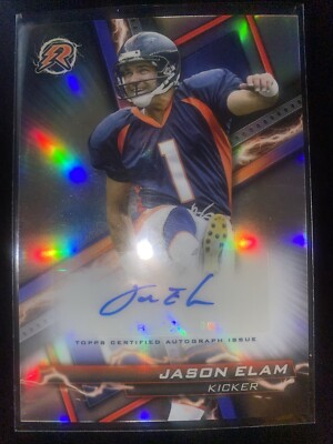 2024 Topps Composite Football Resurgence Jason Elam Auto Broncos #RA ...