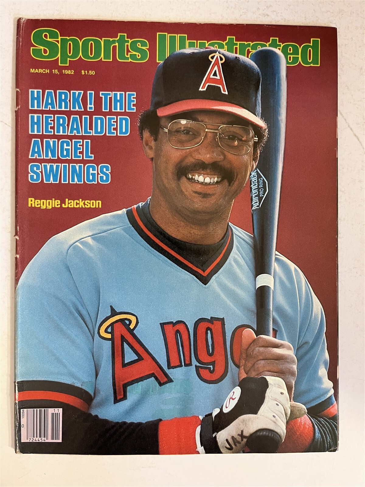 1982 Sports Illustrated CALIFORNIA Angels REGGIE JACKSON No Label MR ...