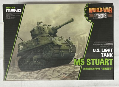 MENG WWT-012 M5 STUART U.S. LIGHT TANK WORLD WAR TOONS KIT | eBay