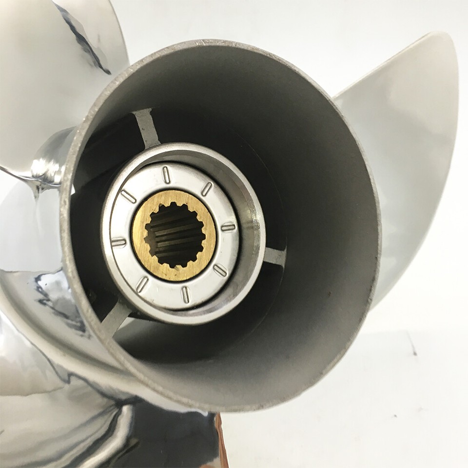 Propeller 14 3/4x17 for Yamaha 150-250HP Stainless Steel 15 Tooth 14 ...