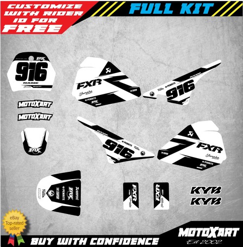 Full Custom Graphic Kit BURN STYLE YAMAHA PW Pee Wee 80 stickers decals ...