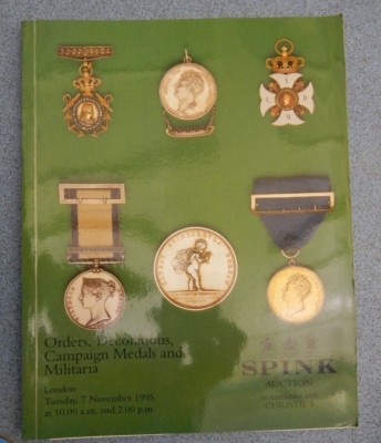 SPINK MEDAL CATALOGUE 7 NOV 1995 MILITARIA | eBay