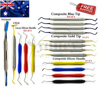 Flat Plastic Tooth Filling Composite Instruments Hygienist Restoration ...