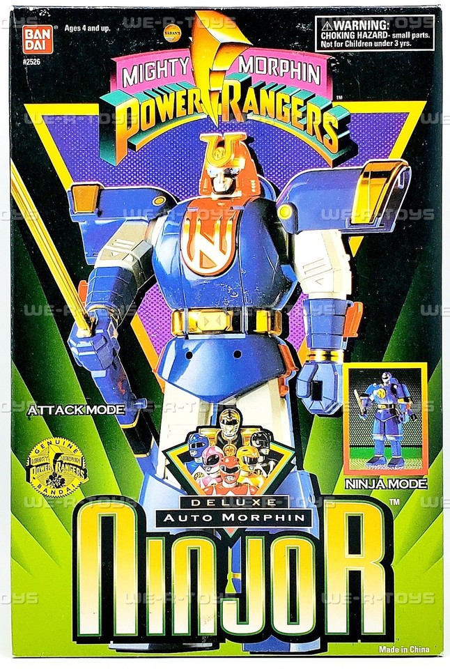 Mighty Morphin Power Rangers Deluxe Auto Morphin Ninjor Figure 1995 Bandai 2526 | eBay