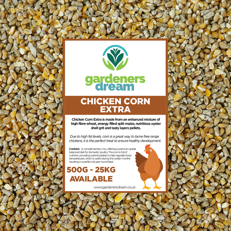 GardenersDream Chicken Corn Extra - Free Range Food with Oyster Shell ...