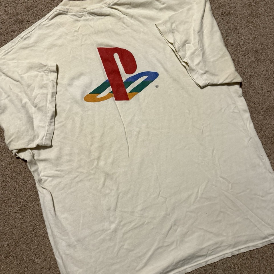 Vintage Authentic PlayStation PS1 Promo T-Shirt XL Rare | eBay