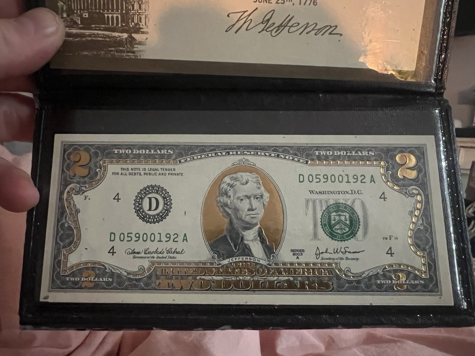 World Reserve Monetary Exchange 2 Dollar Bill Note Gold (pack Of 4) | eBay