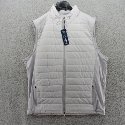 Rhoback Jacket Mens 3XL Gray Cobblestone Performance Pleated Quilted ...