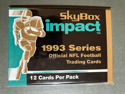 1993 Series Skybox Impact Unopened Sealed Pack Of 12 Football Cards | eBay