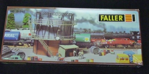 FALLER B-940 - City Gas Works / Stadtgaskessel - HO Scale Building Kit ...