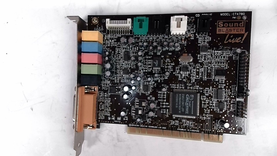 Creative Sound Blaster Live! CT4780 Desktop PCI 5.1 Sound Card DELL ...