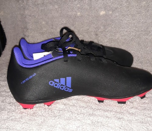 Adidas X SpeedFlow 4 FxG J Size 5 Black Blue Red Soccer Shoes Cleats ...