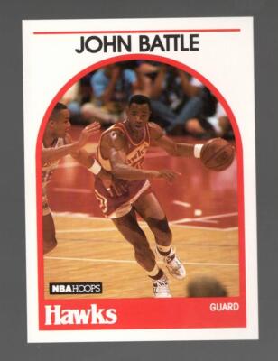 1989-90 Hoops John Battle Atlanta Hawks #154 Near Mint or Better | eBay