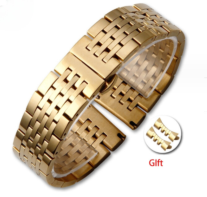 Premium Solid Stainless Steel Watch Strap Metal Band Universal 12-24 ...