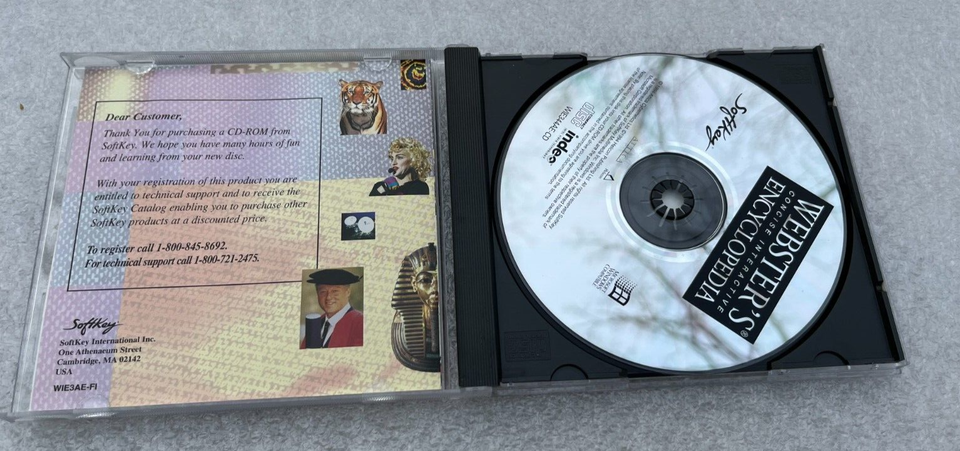 Webster’s Encyclopedia PC CD Rom 772040746230| eBay