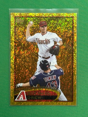2012 Topps Baseball Series 1 Stephen Drew #248 Gold Sparkle | eBay