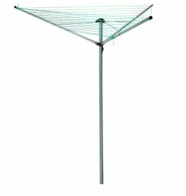 3 ARM 30METRE LAUNDRY CLOTHES ROTARY AIRER DRYER OUTDOOR WASHING LINE ...