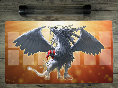 Ygomat Judgment Dragon Custom Trading Card Game Playmat With Card Zones ...