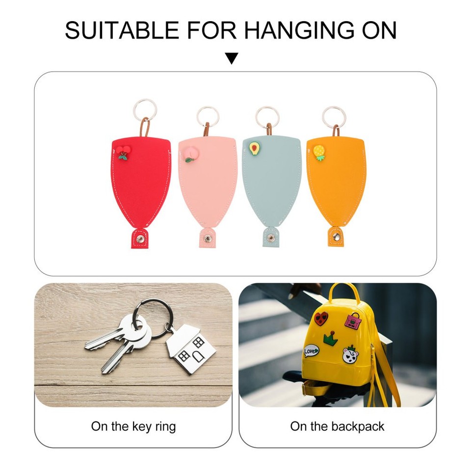 4 Pcs Key Fob Cover for Automotive Protector Car Keys Pull Out Case ...