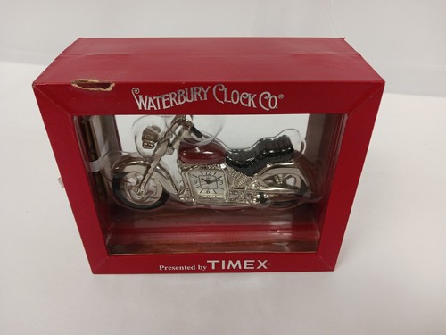 Waterbury Clock Co. Presented by Timex Motorcycle Clock | eBay