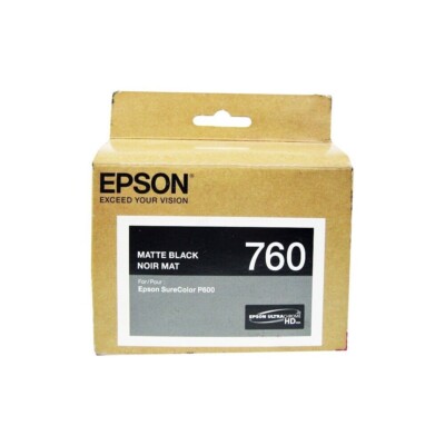 Original Genuine Epson 760 T760 Matte Black T7608 SureColor P600 | eBay