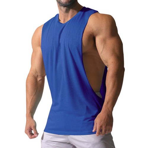 New Mens Cut Off Shirts Tak Tops Muscle Shirt Bodybuilding Sleeveless ...