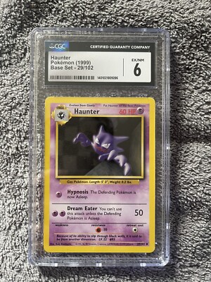 Pokémon TCG Haunter Base Set 29/102 CGC 6 | eBay