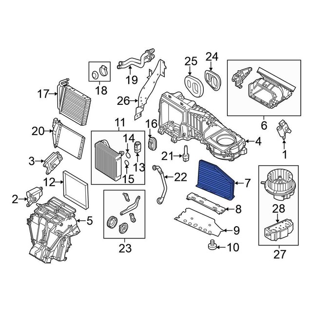 Volkswagen of America 1K1819669 Filters - Cabin Air Filter for sale ...