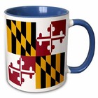 3dRose State Flag of Maryland - US American - Heraldic banner of George ...