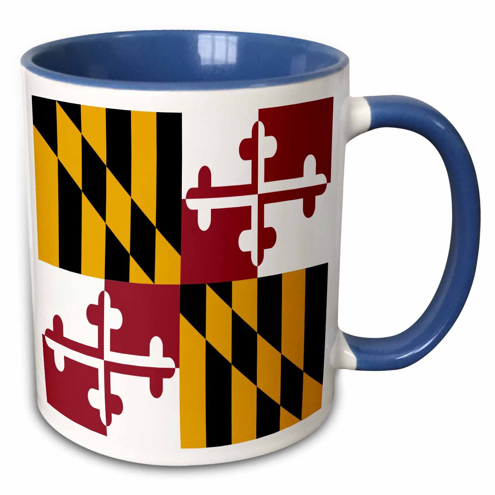 3dRose State Flag of Maryland - US American - Heraldic banner of George ...