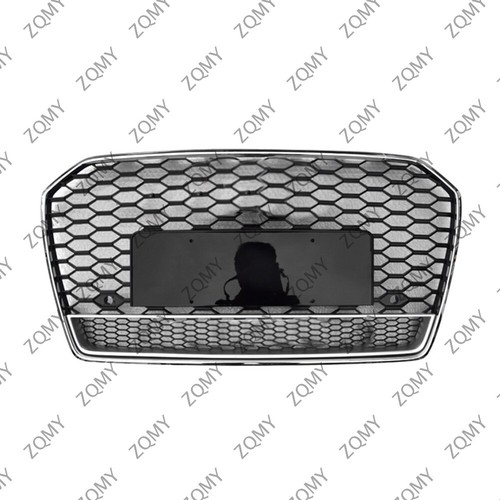 Car Front Bumper Grille Centre Grill With/logo Fit Audi A6/A6L/S6 2016 ...