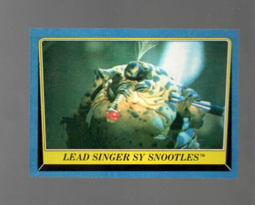 1983 Topps Return of the Jedi Series 2 Blue card #184 Lead Singer Sy ...