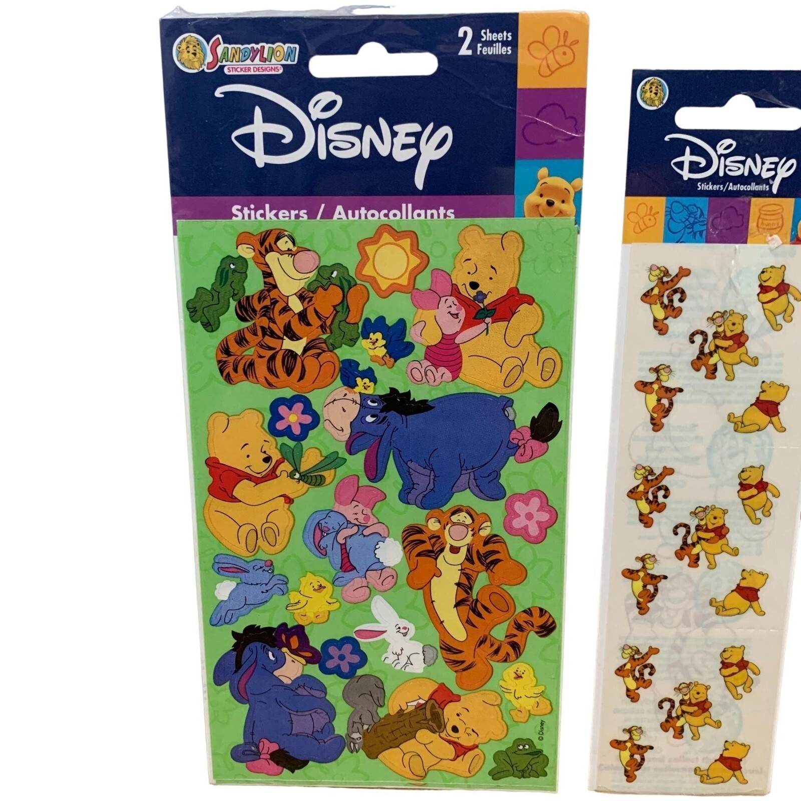 Vintage Disney Sandylion Stickers Winnie the Pooh And Dora The Explorer ...